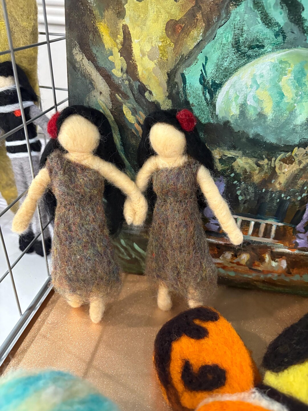 Mothra Shobijin Twin Fairies Handmade Felted Wool Kaiju Figure - Etsy