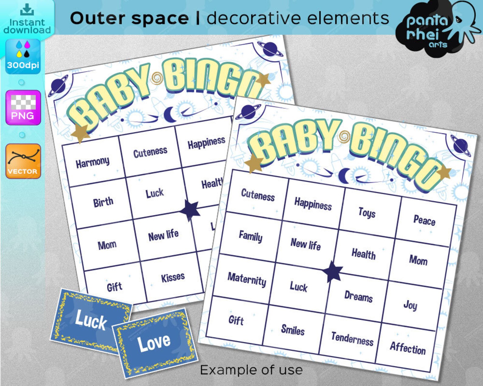 Outer Space Borders Outer Space Corners Outer Space Frame - Etsy