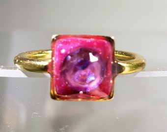 Burgundy Ring | Etsy