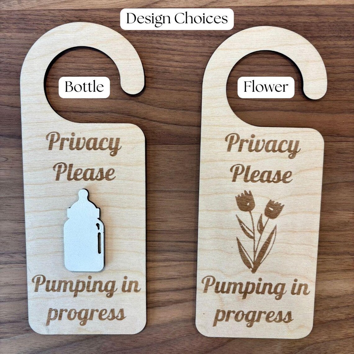 Pumping in Progress Door Hanger: Baltic Birch Privacy Sign - Etsy