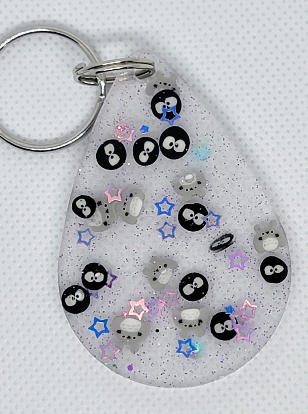 Totoro Inspired Keychain - Etsy