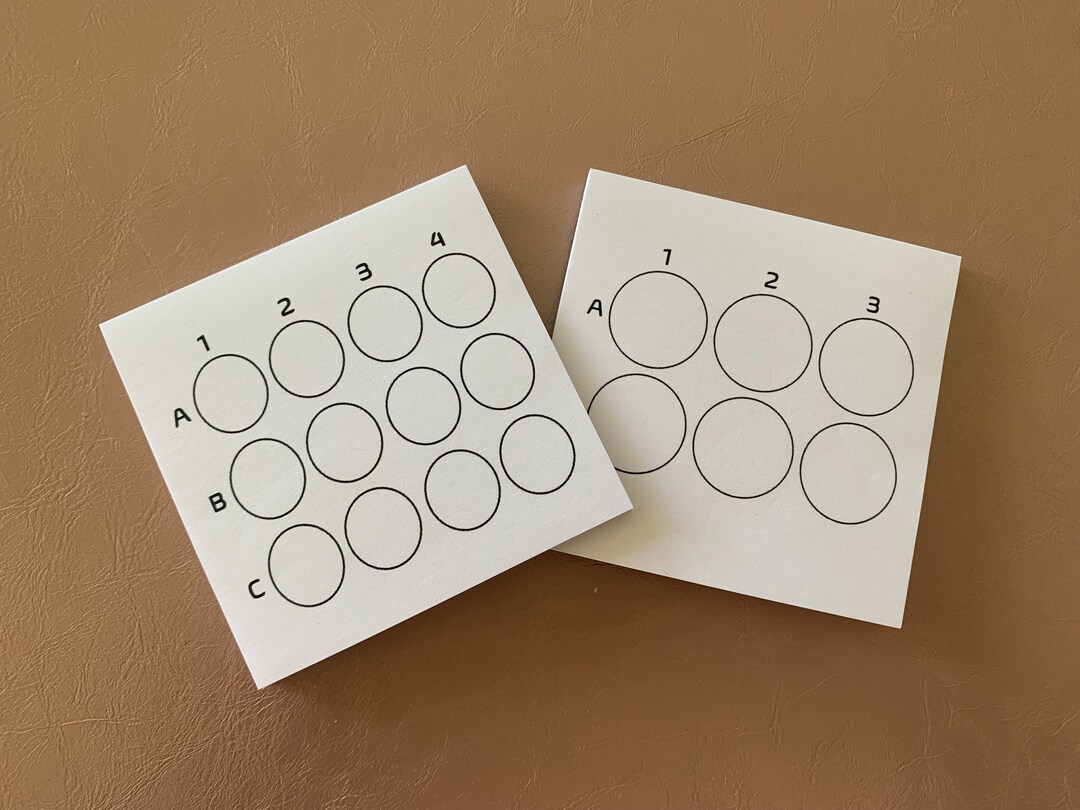 6 or 12 Well Plate Sticky Notes - Etsy