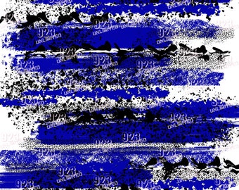 Black and Royal Blue - Etsy