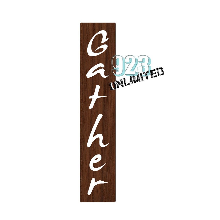 Gather-funky Font Stencil 30.25x4.25 Re-usable Stencil - Etsy