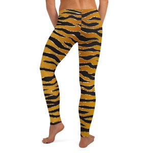 Tiger Queen Long Leggings Tiger Leggings Animal Print Leggings Tiger ...