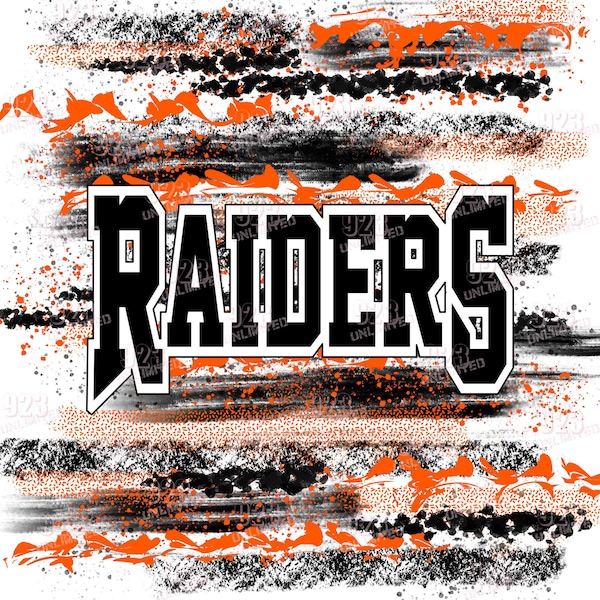 Raiders Orange and Black Png - Etsy