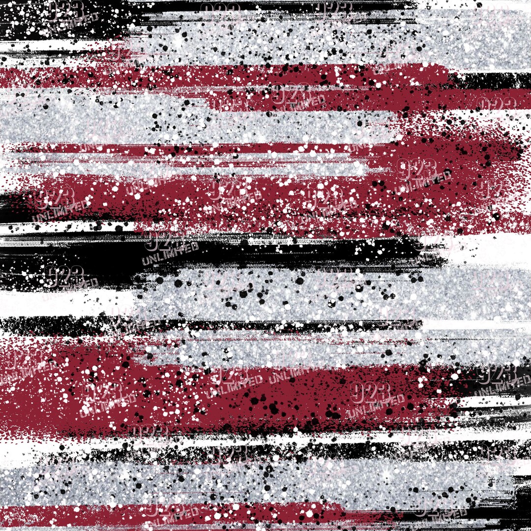243 - Brushes-mid Red, Gray & Black, Digital Papers, Instant Download ...