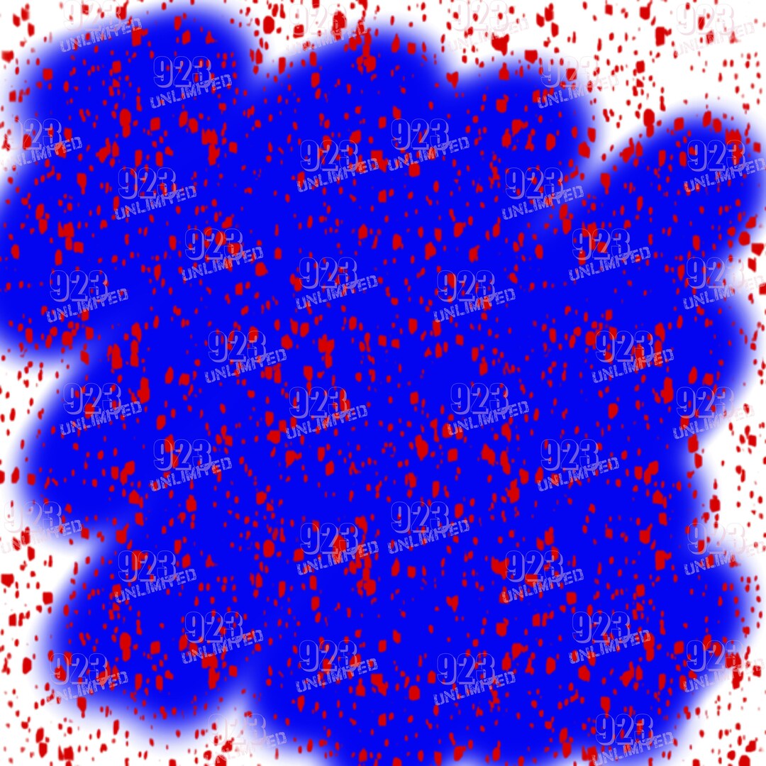 168 - Blue & Red Splat Background-l Digital Papers, Instant Download ...