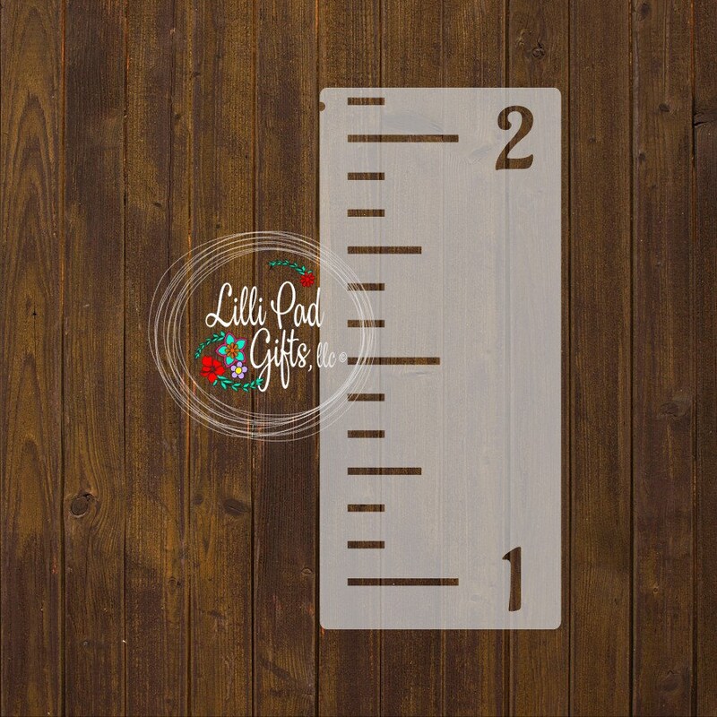 Stencil for Growth Chart - Etsy