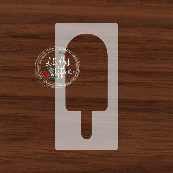 Popsicle Stick Stencil - Etsy