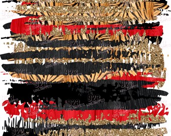 196 Brushes-black & Gold brushes-digital Papers, Instant Download ...