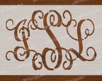 Large Monogram - Etsy