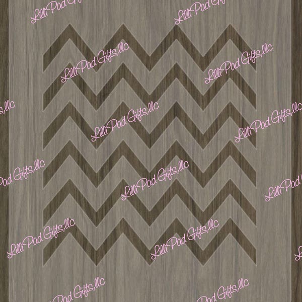 Zig Zag Stencil - Etsy