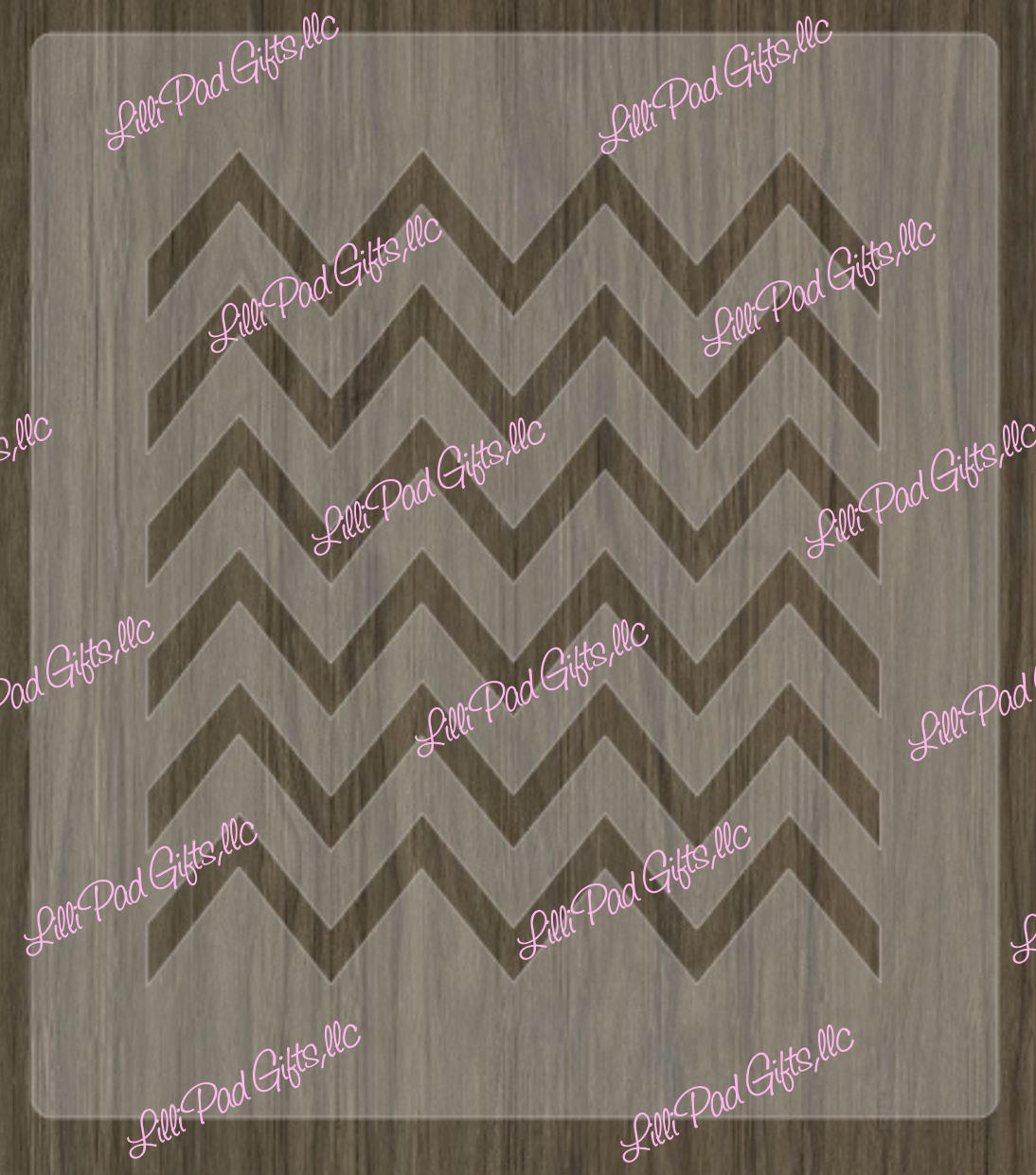 Chevron Pattern .5in Re-usable Stencil, Chevron Stencil, Zig Zag ...