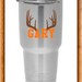 Deer Horns NAME Decal for Yeti Colsters Tumblers Coolers - Etsy