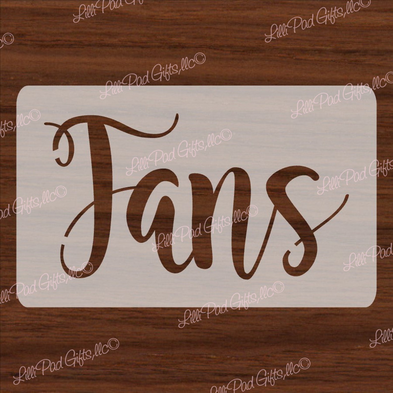 Fans-5.5x3 Re-usable Stencil Fans Stencil Fans Fan - Etsy