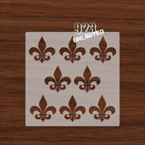 Fleur De Lis Stencil - Etsy