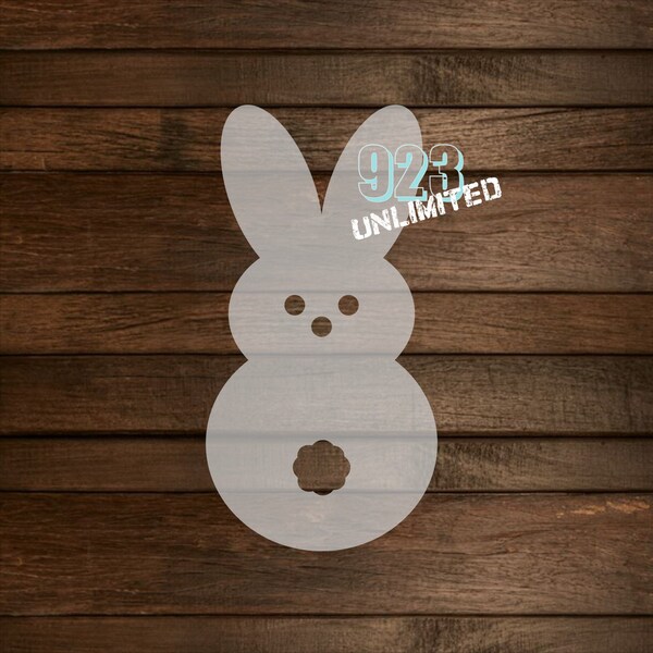 Rabbit Stencil - Etsy