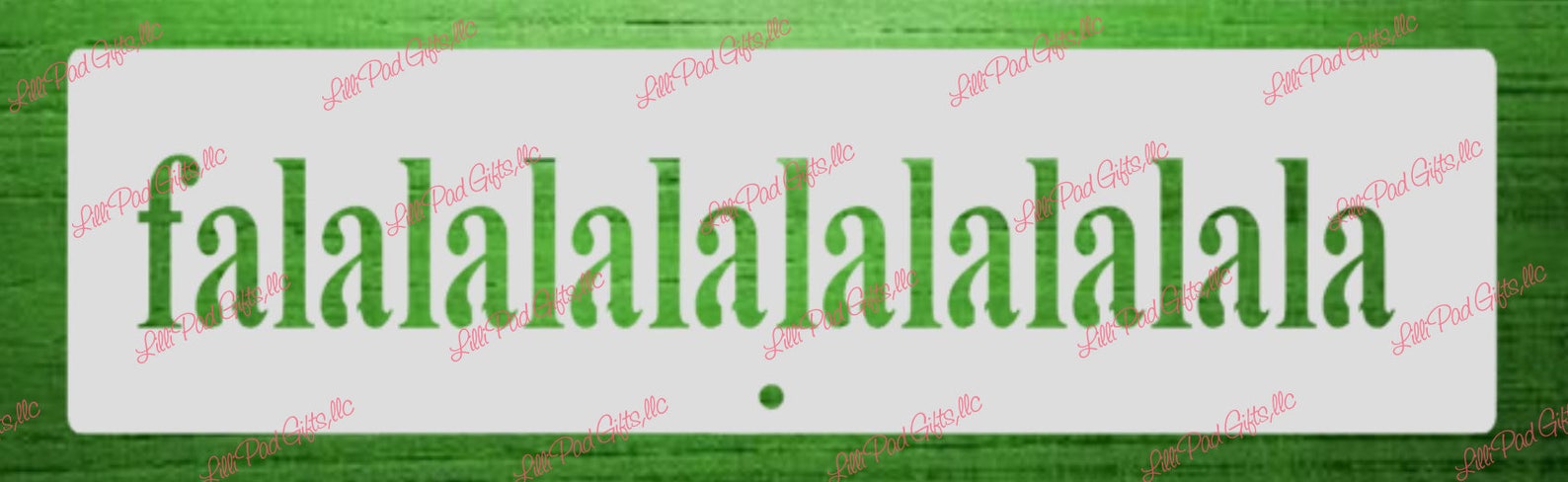 Falalalalalalalalala Size 18x2.5 Re-usable Stencil - Etsy