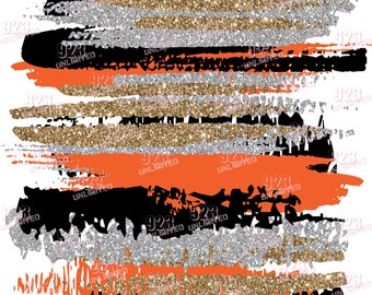 196 Brushes-black & Gold brushes-digital Papers, Instant Download ...