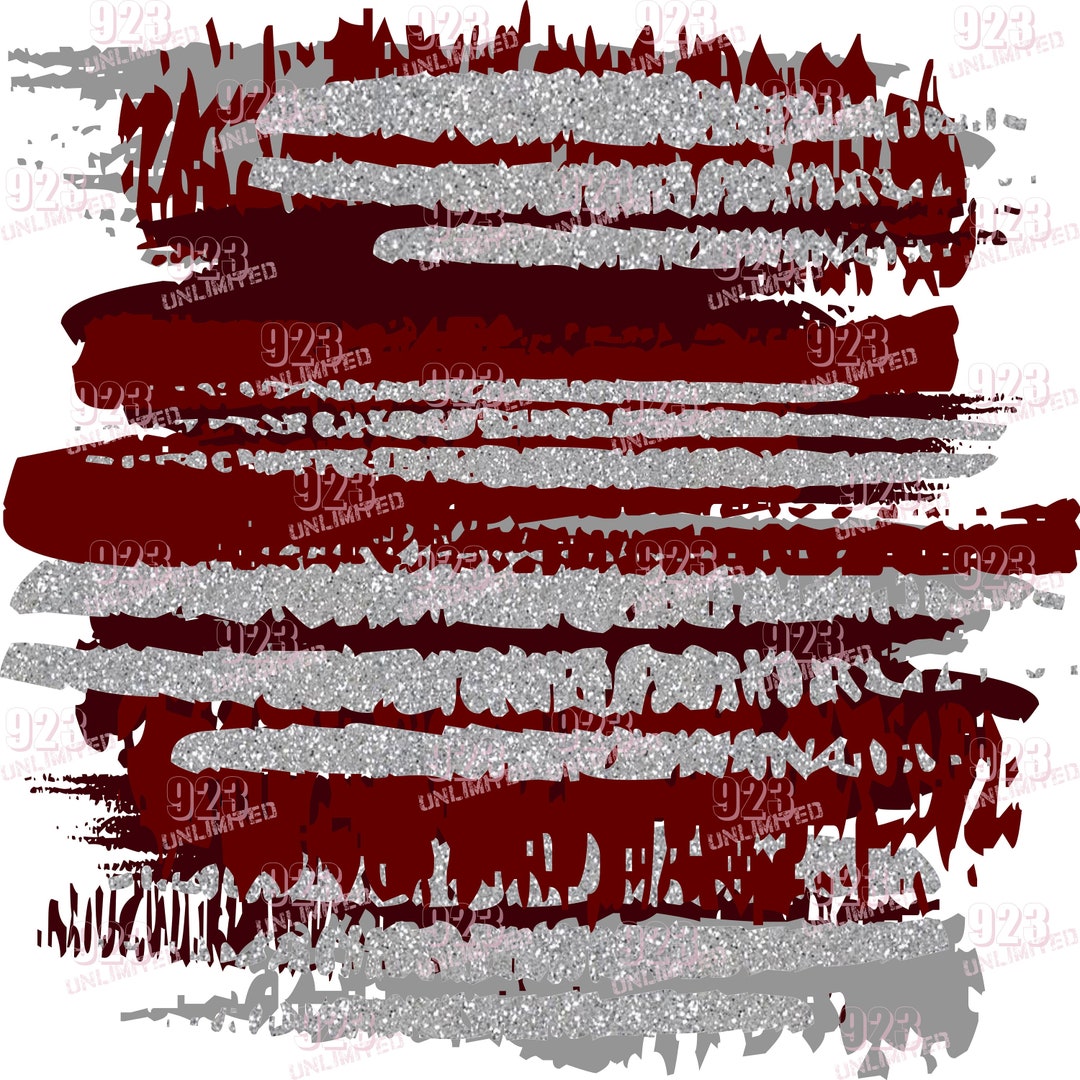040-brushes- Maroon-gray-silver-digital Papers, Instant Download ...
