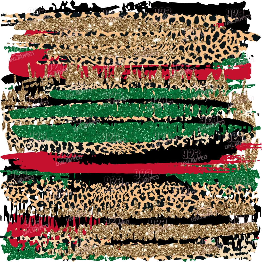222 - Brushes - Christmas Leopard, Digital Papers, Instant Download ...