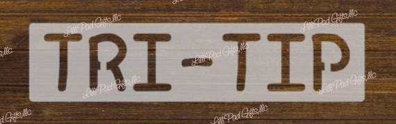 TRI-TIP 15.6x3 Re-usable Stencil | Etsy