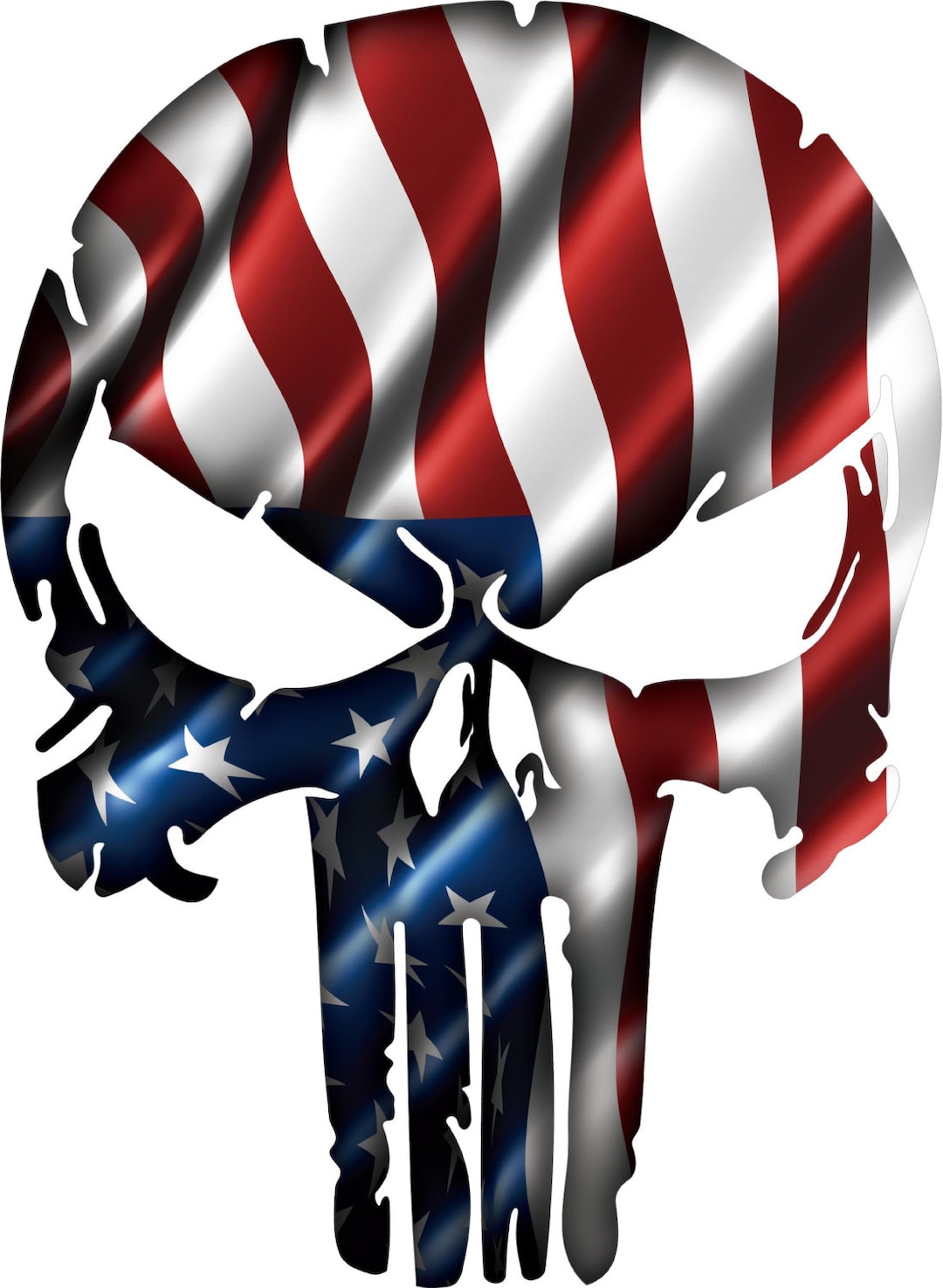 Punisher Vinyl Decal - 10 Inch Sticker - Etsy