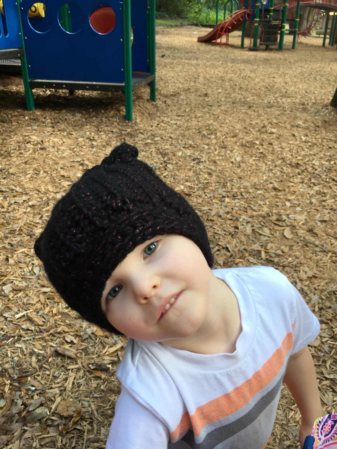 Black Cat Slouch Hat - Etsy