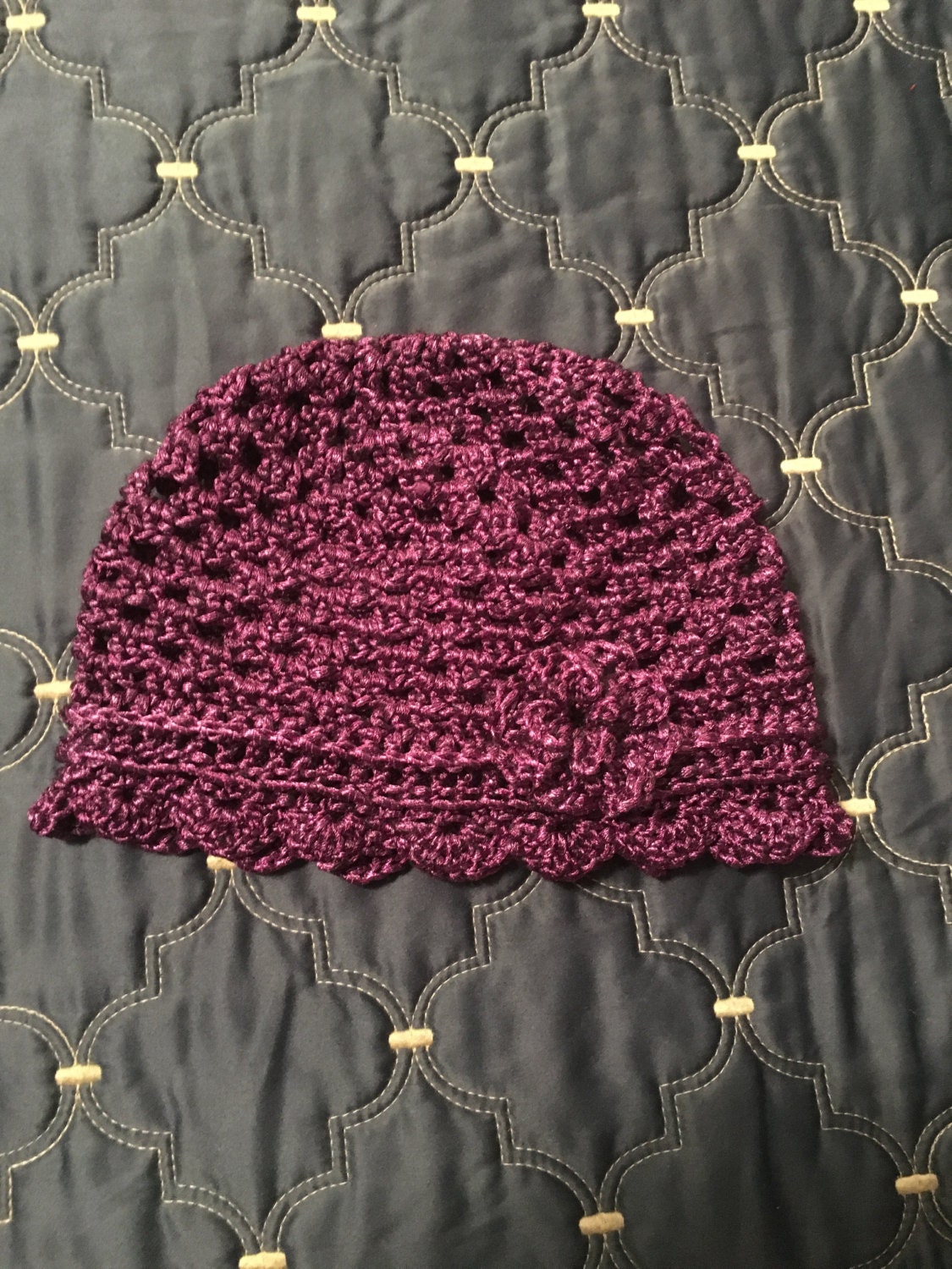 Vintage Inspired Open Weave Beanie - Etsy