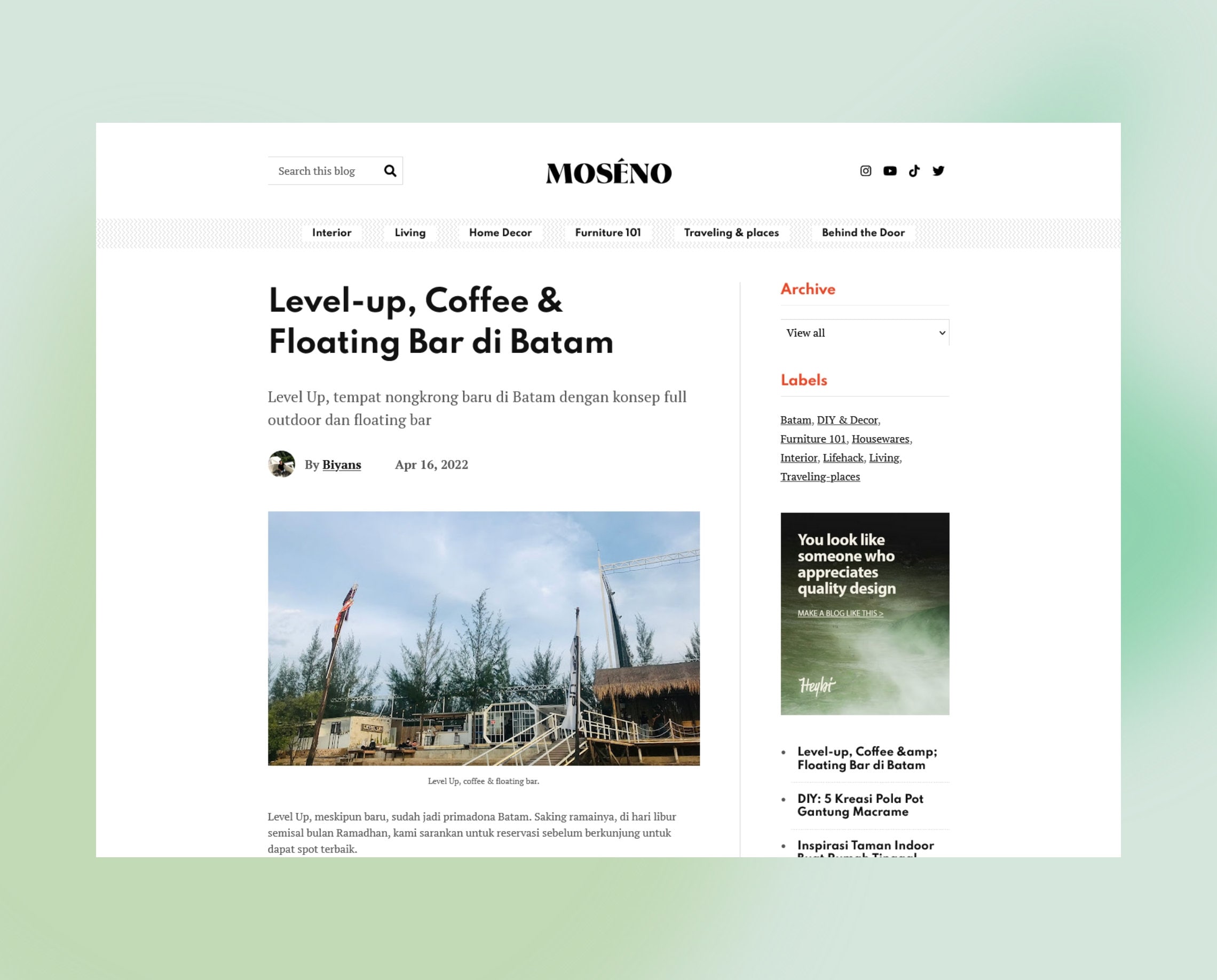Moseno: News-style Two-columns Blogspot Template Multipurpose Blogger ...