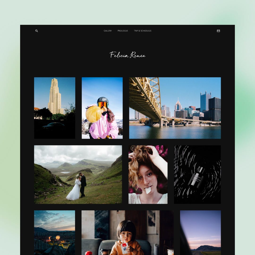 Renee Blogger Theme: Minimalist Portfolio Blogspot Template for ...