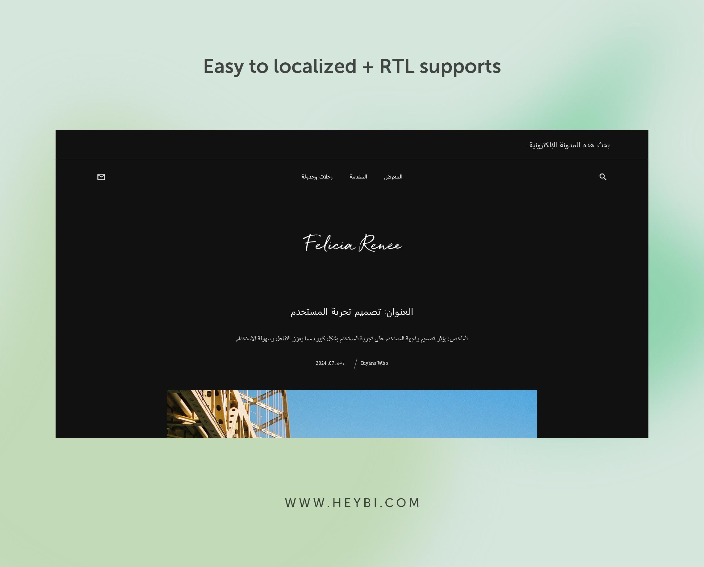 Renee Blogger Theme: Minimalist Portfolio Blogspot Template for ...