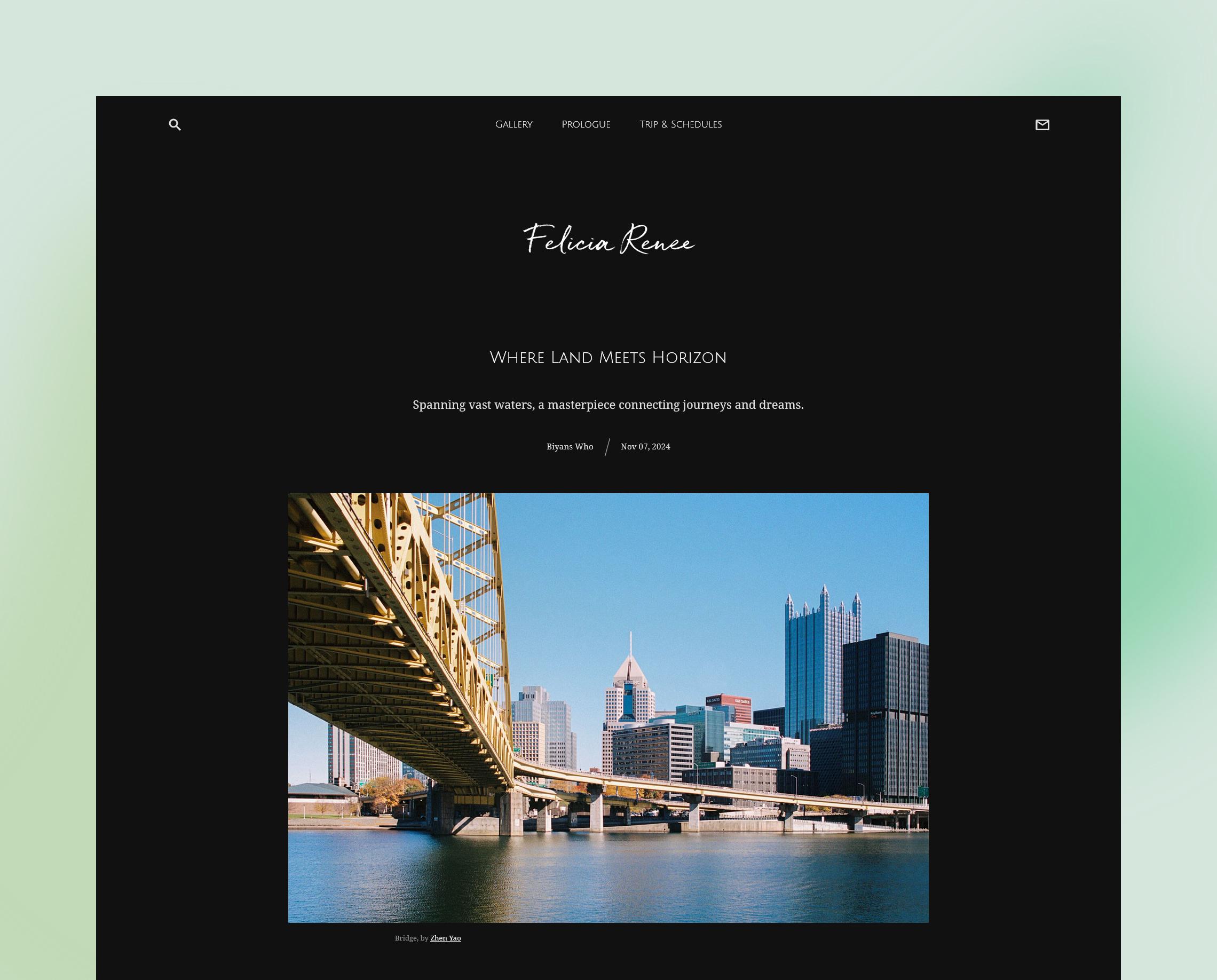 Renee Blogger Theme: Minimalist Portfolio Blogspot Template for ...