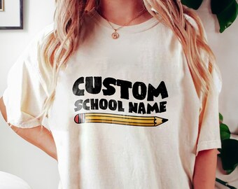 Custom Teacher Shirt Back to School Shirt Personalized Name - Etsy