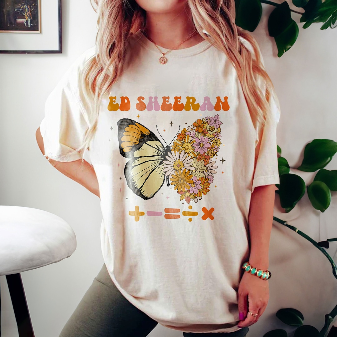 Ed Sheeran Butterfly Shirt Ed Sheeran Concert 2023 Concert Shirt Ed ...