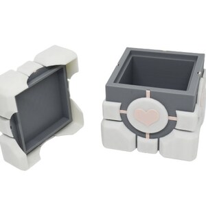 Portal Companion Cube Storage Box - Etsy