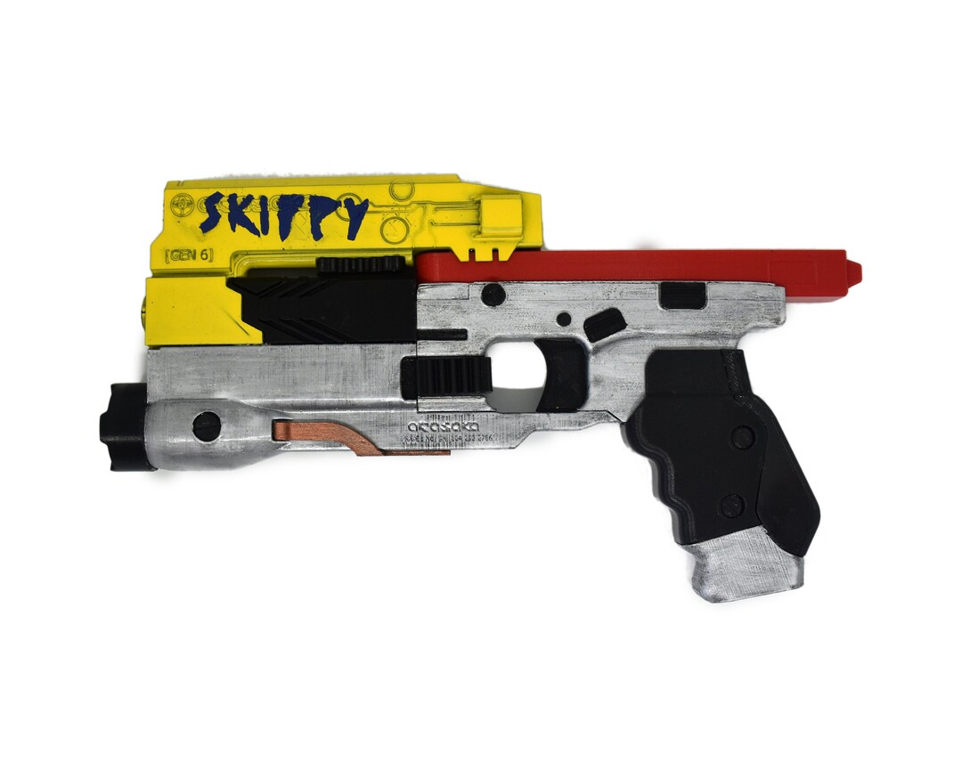 Skippy Arasaka Gun Cyberpunk Edgerunner Johnny Silverhand 2077 Prop ...