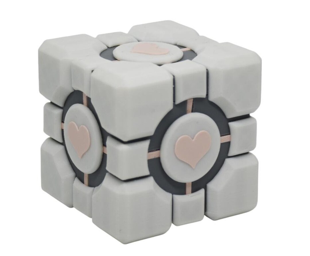 Portal Companion Cube Storage Box - Etsy
