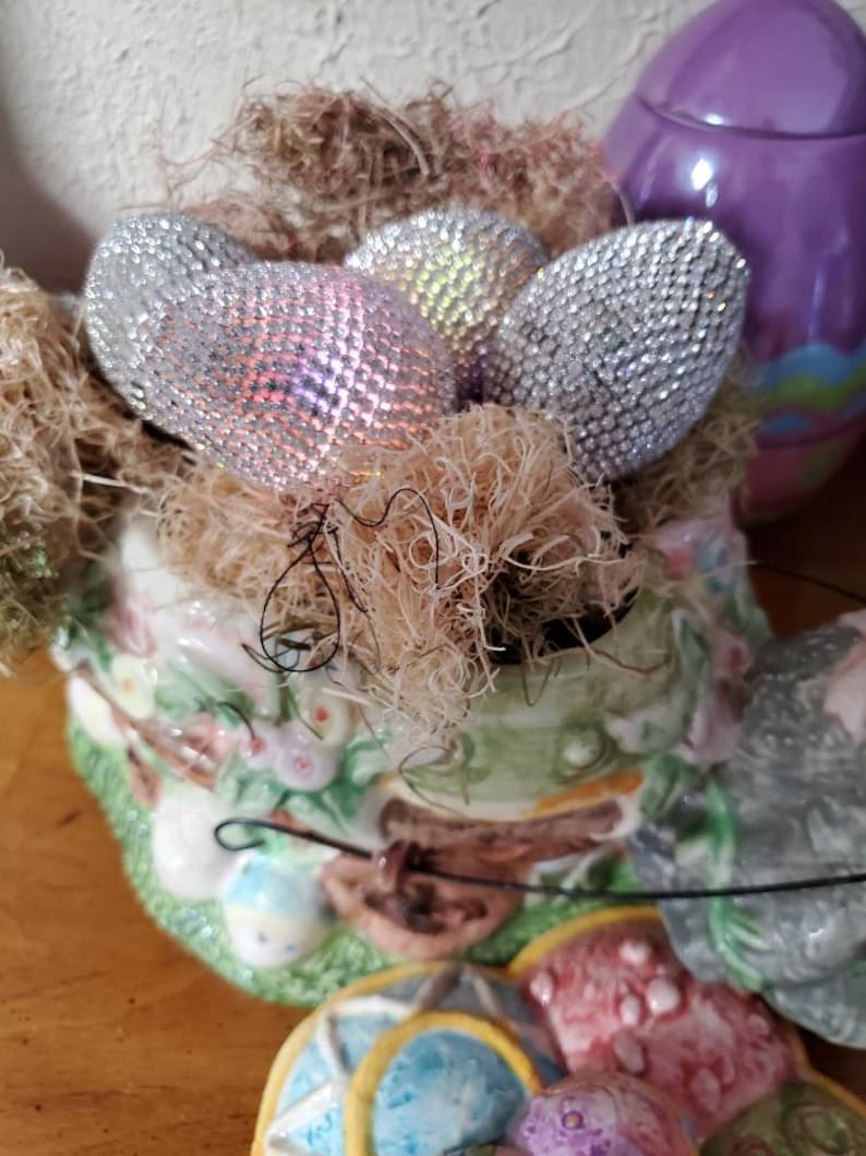 Rhinestone Easter Eggs, Easter Decor, Easter Eggs, Bling Decor, Bling ...