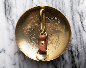 Solid Brass Key Loop Belt Hook Made in USA - Etsy