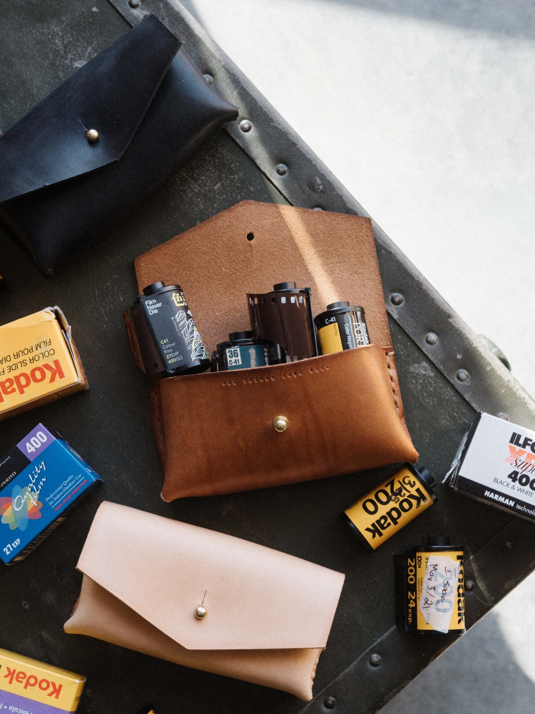 Leather Film Pouch for 35mm Film Rolls | “really Nice Film Pouch” - Etsy