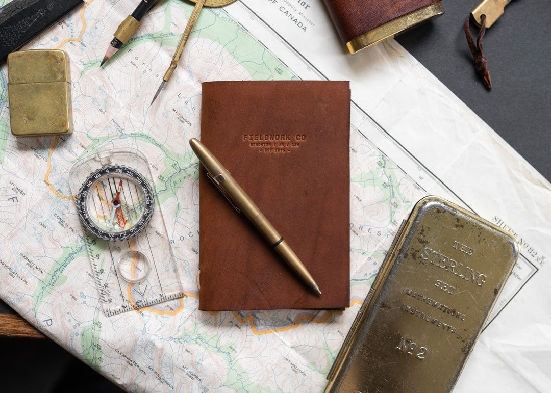 Leather Notebook the Fieldwork Journal - Etsy