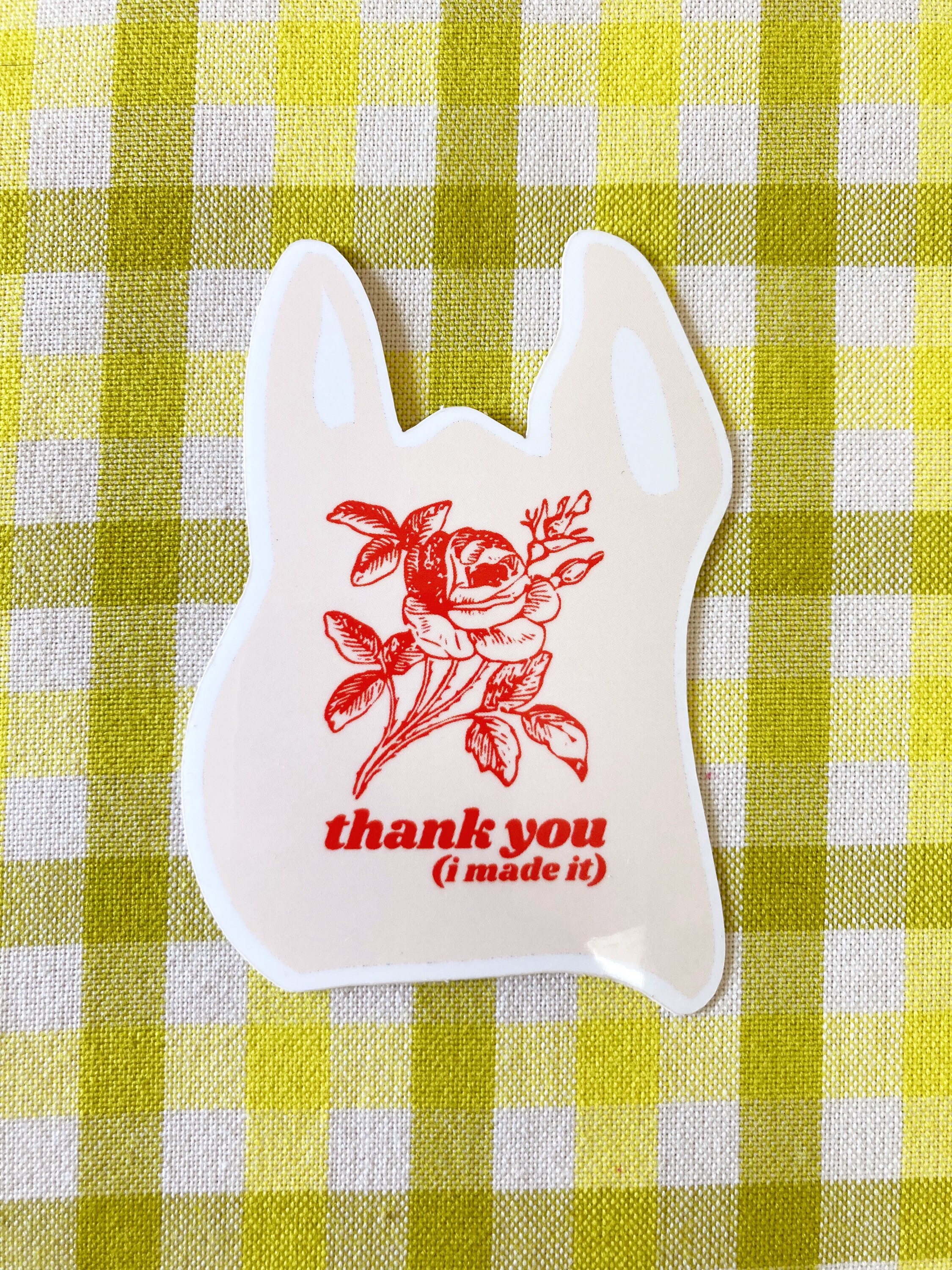 Thanks I Made It Sewing and Quilting Vinyl Sticker - Etsy