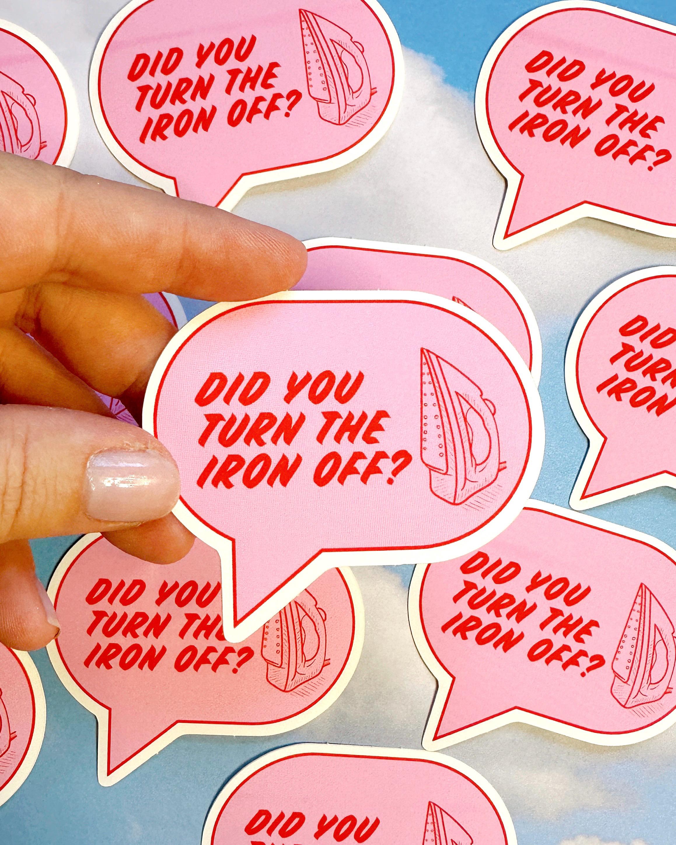 Did You Turn the Iron Off? Sewing Sticker - Etsy