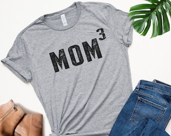 Mom 3 Funny Gift for Mother of 3 Pregnancy Announcement - Etsy