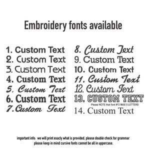 Custom Text Embroidered Hat, Personalized Cap, Baseball Hat, Gift for ...