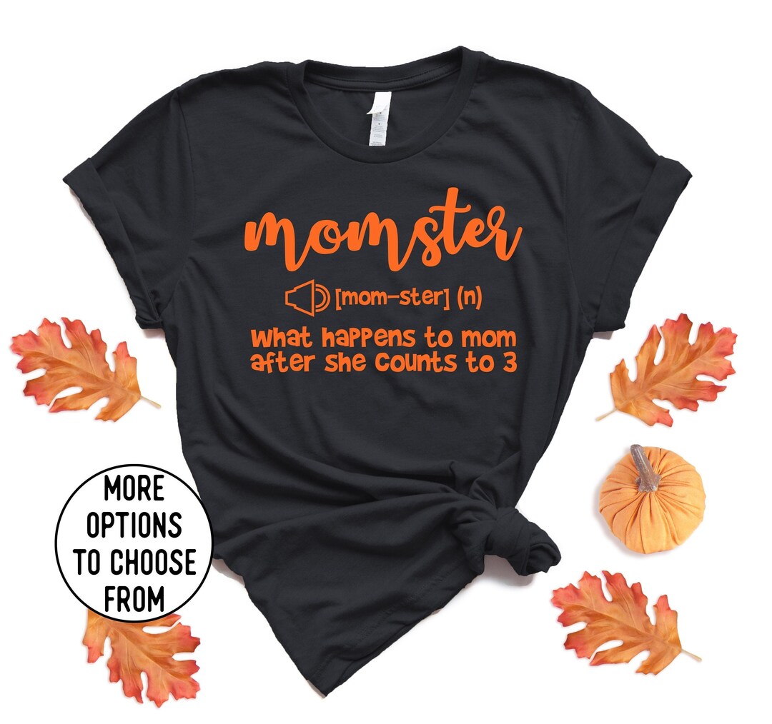 Momster Shirt, Halloween Shirt, Mom Halloween Shirt, Halloween Mom ...