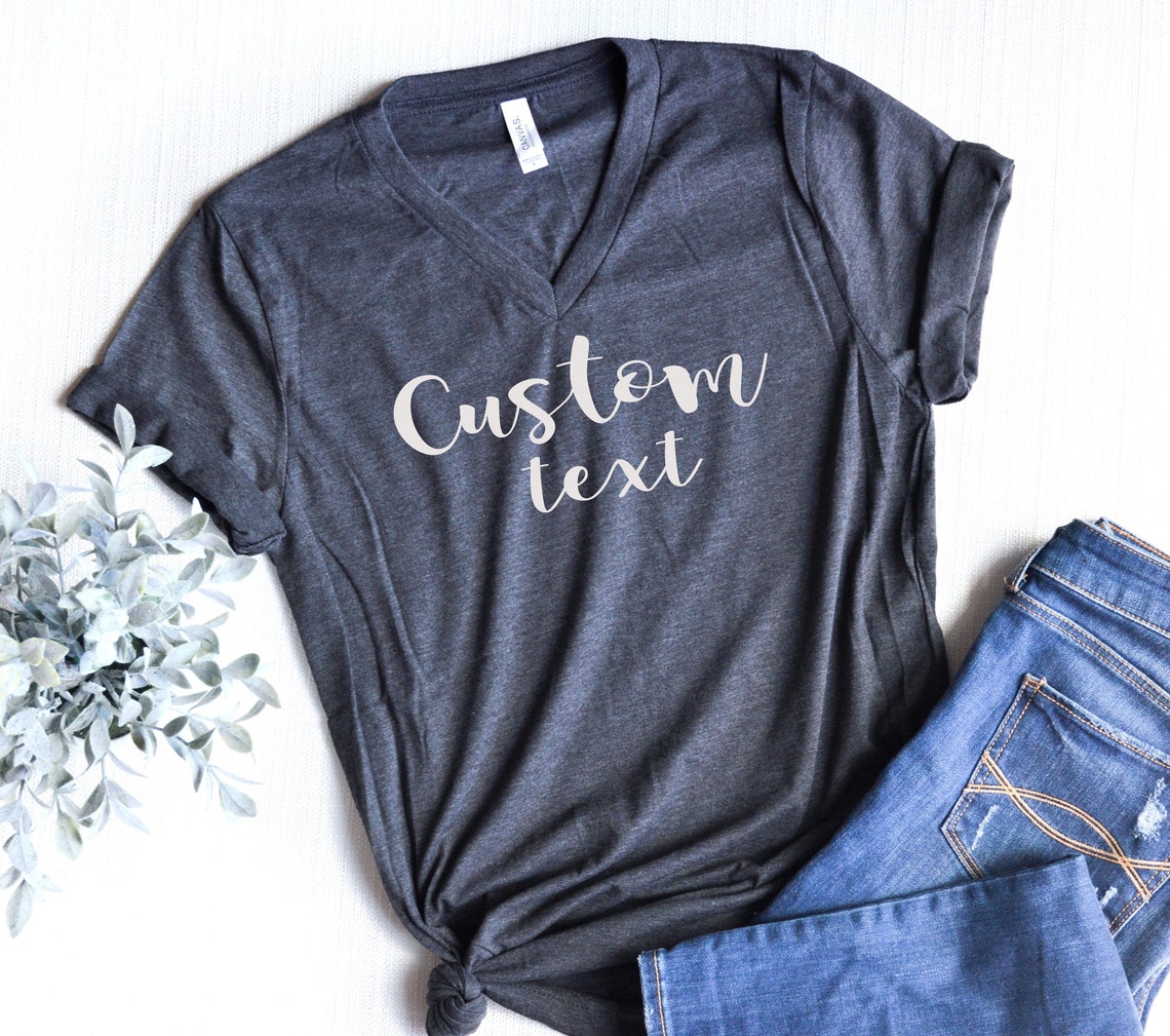 Custom Shirts Custom Shirts for Women Customized T-shirt - Etsy