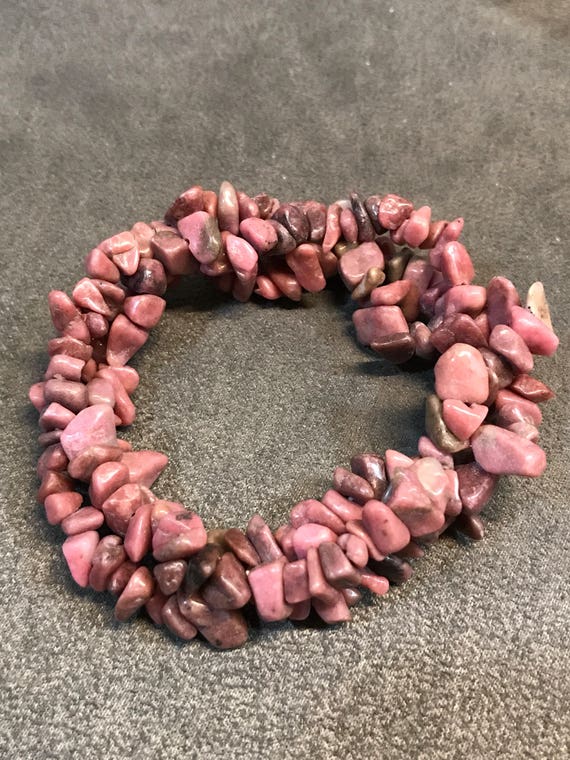 pink beads elastic - Gem